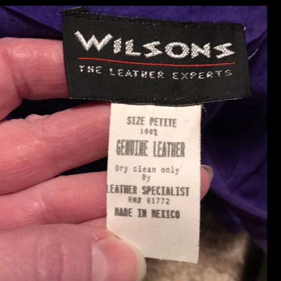 Wilsons Leather | Dresses | Vintage Wilsons 4p Royal Purple Suede ...